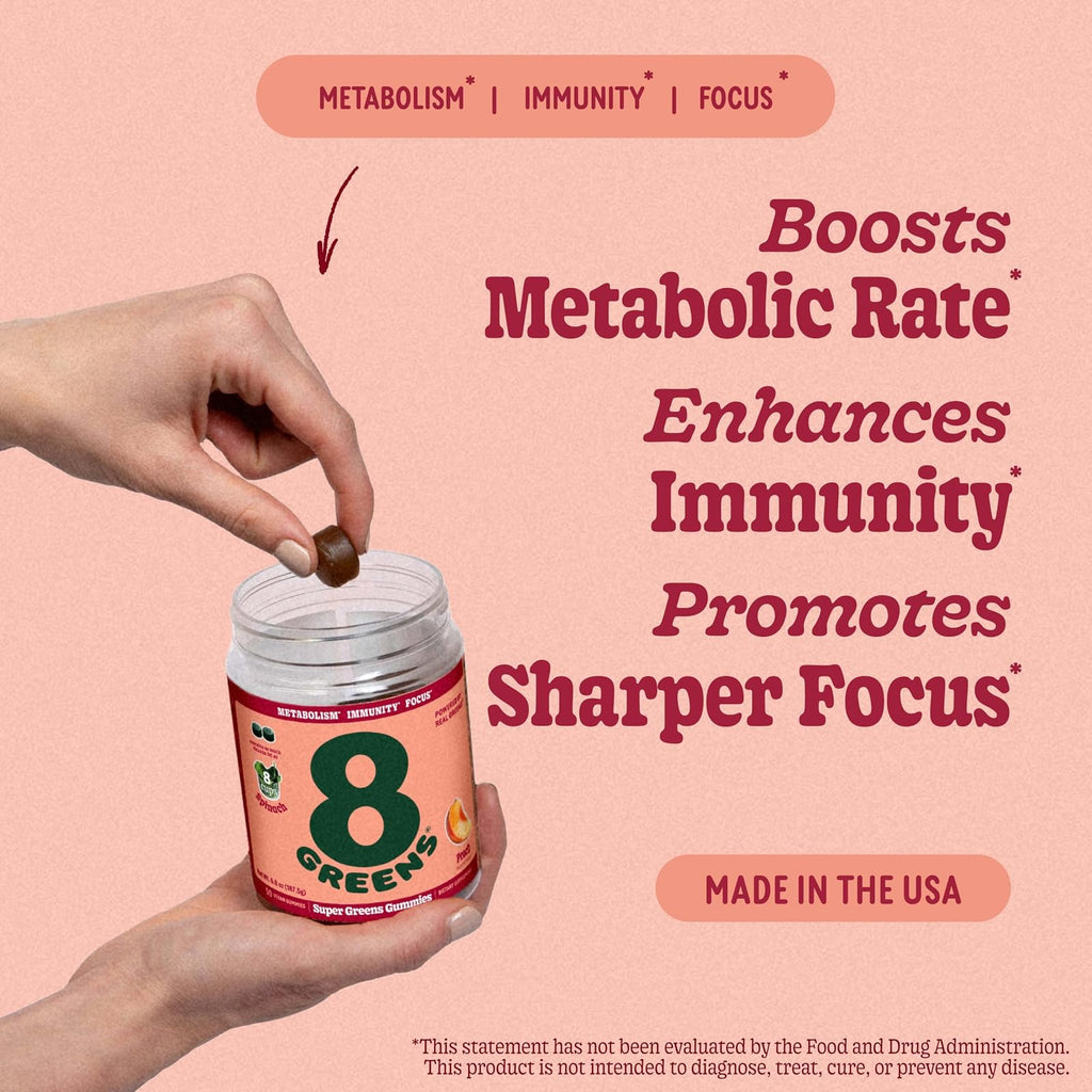 daily greens gummies for energy boost