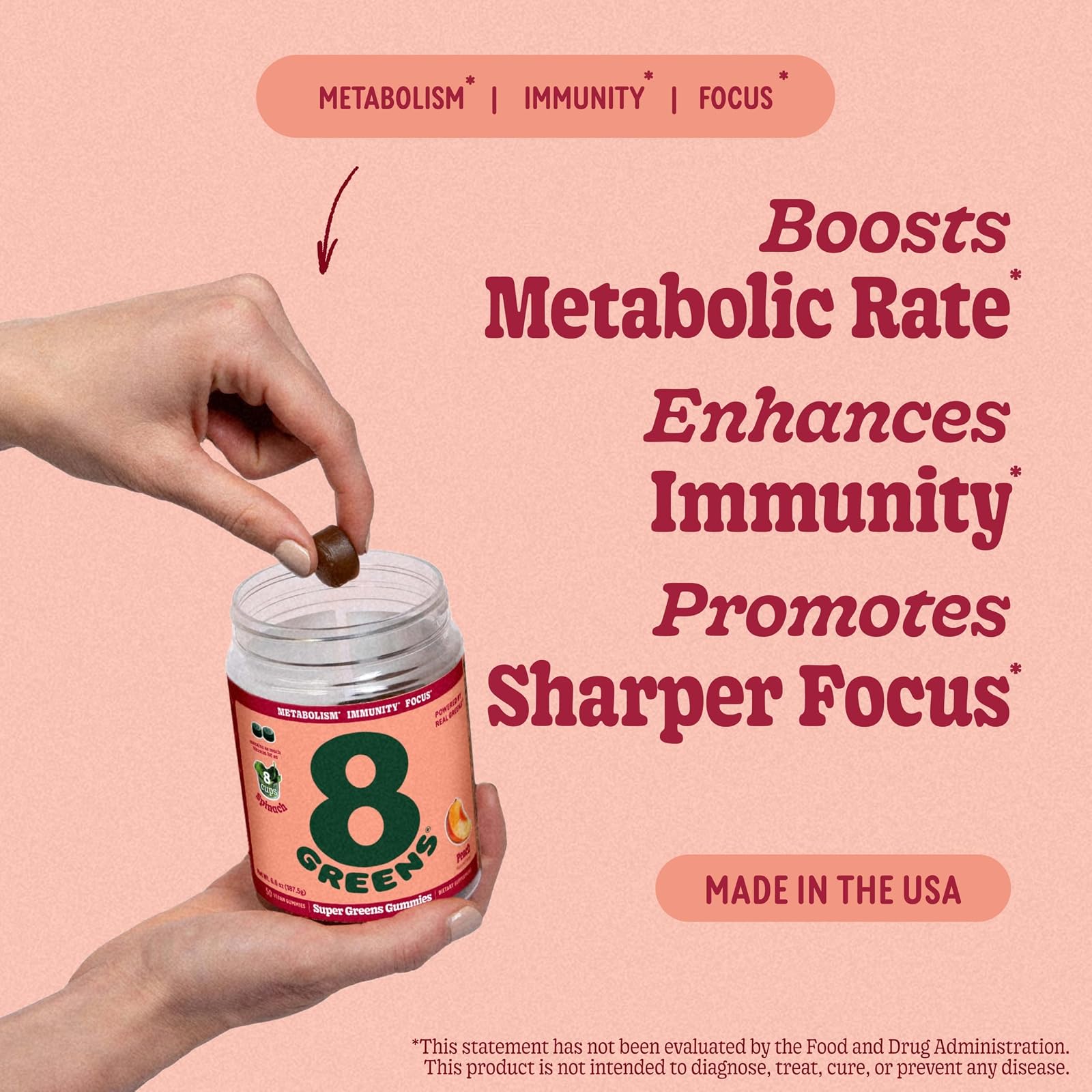 daily greens gummies for energy boost