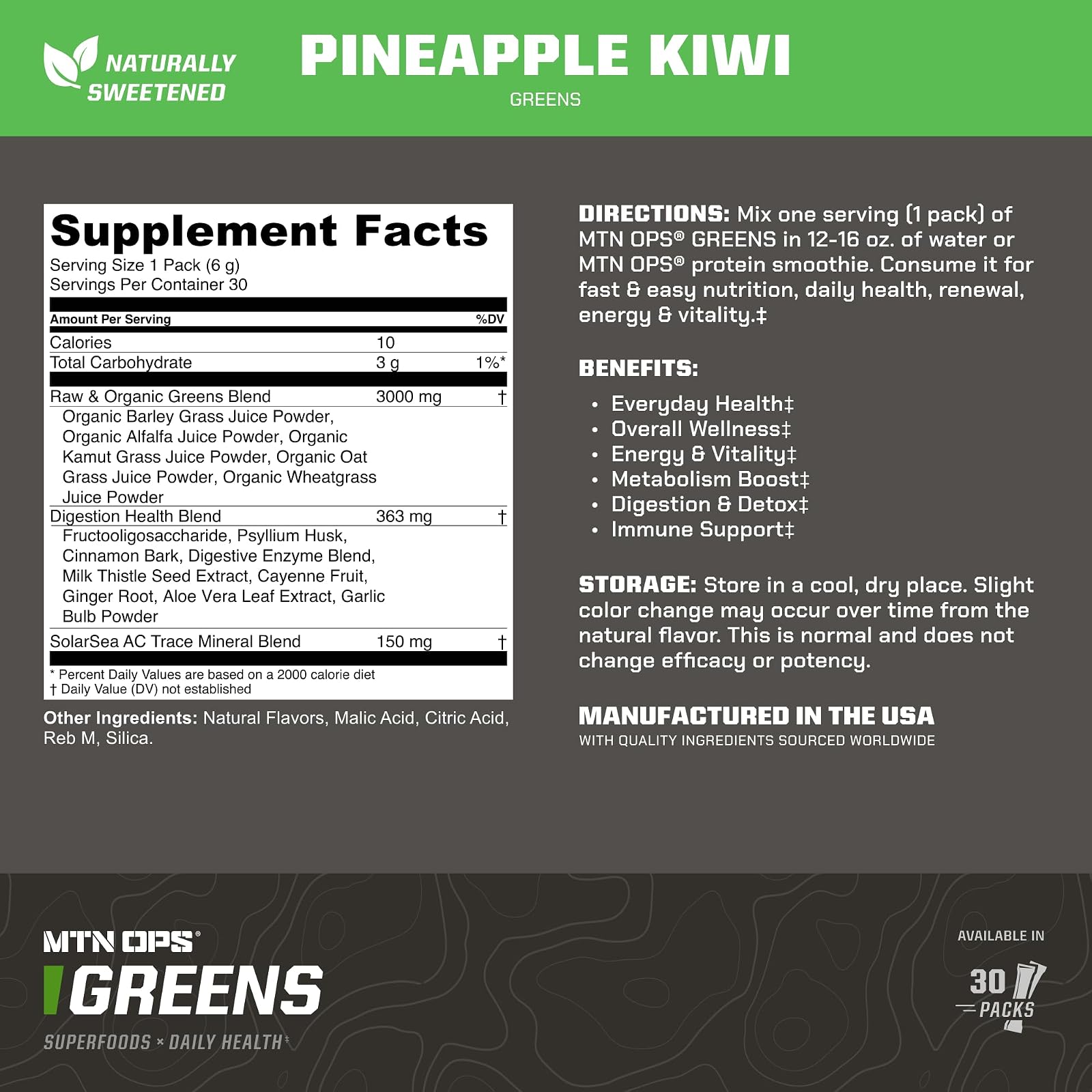 Daily Greens healthy superfood mix