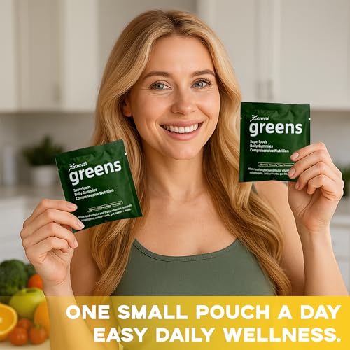 Daily Greens low sugar green gummies