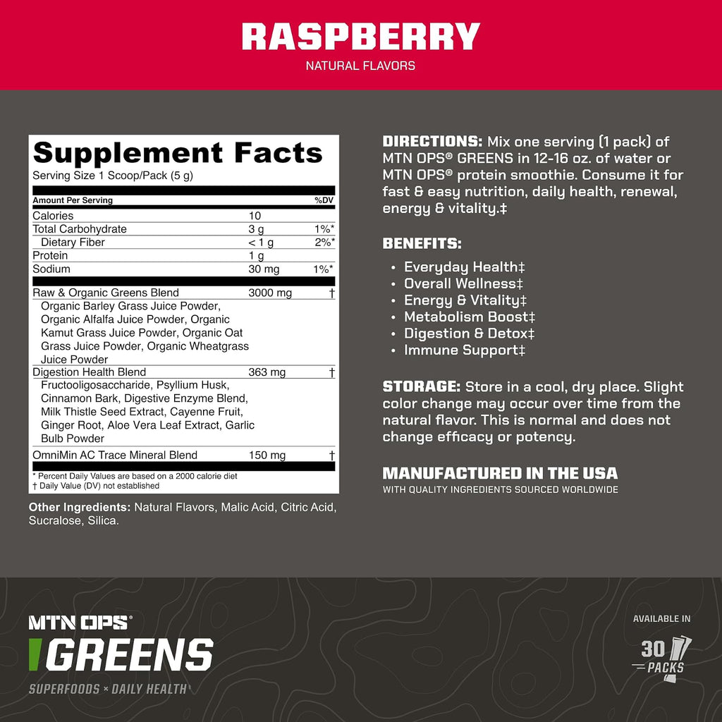 Daily greens multivitamin for men