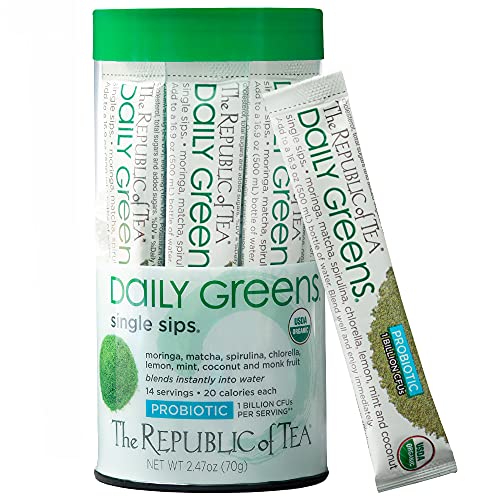 daily greens probiotic herbal tea