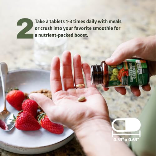 daily greens tablets for health
