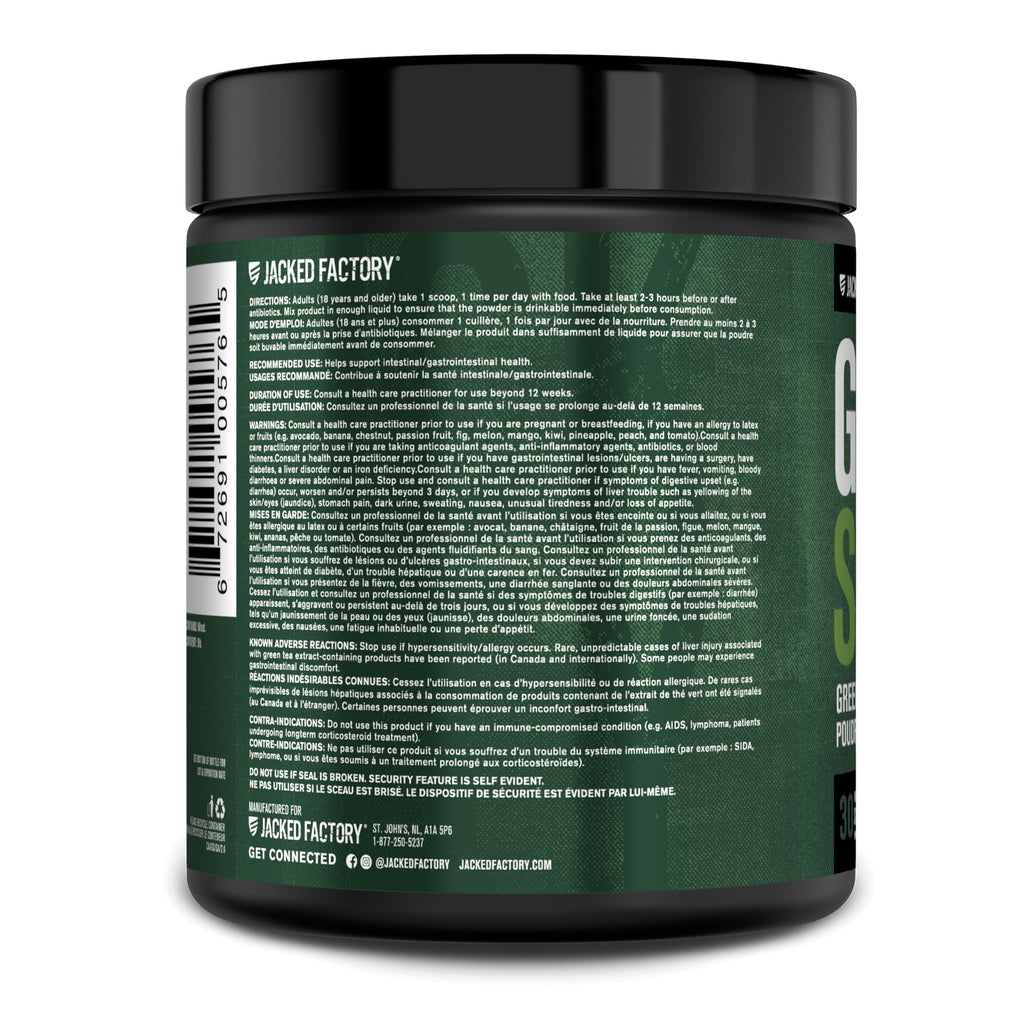 Daily greens with Jacked Factory spirulina