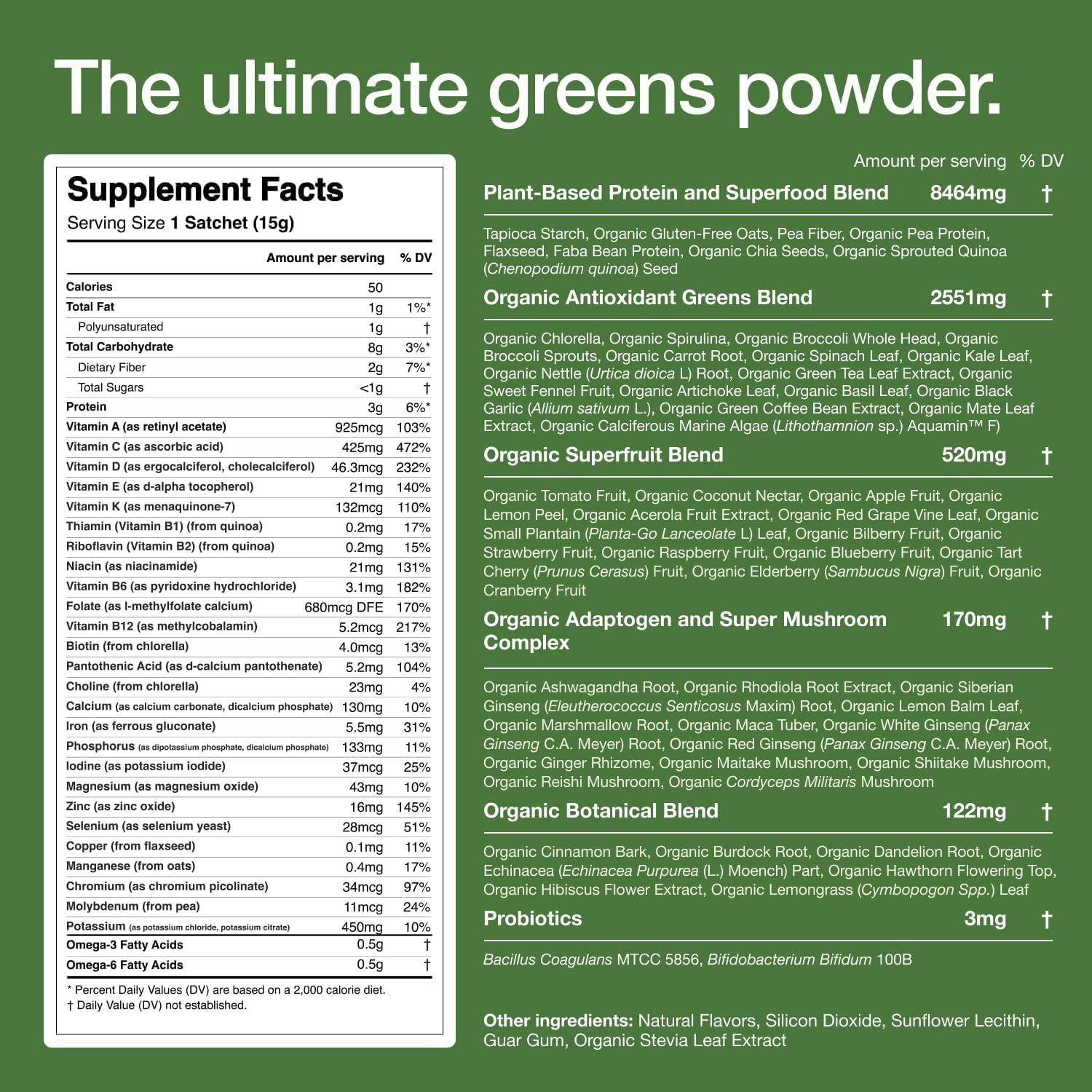 daily greens with spirulina benefits