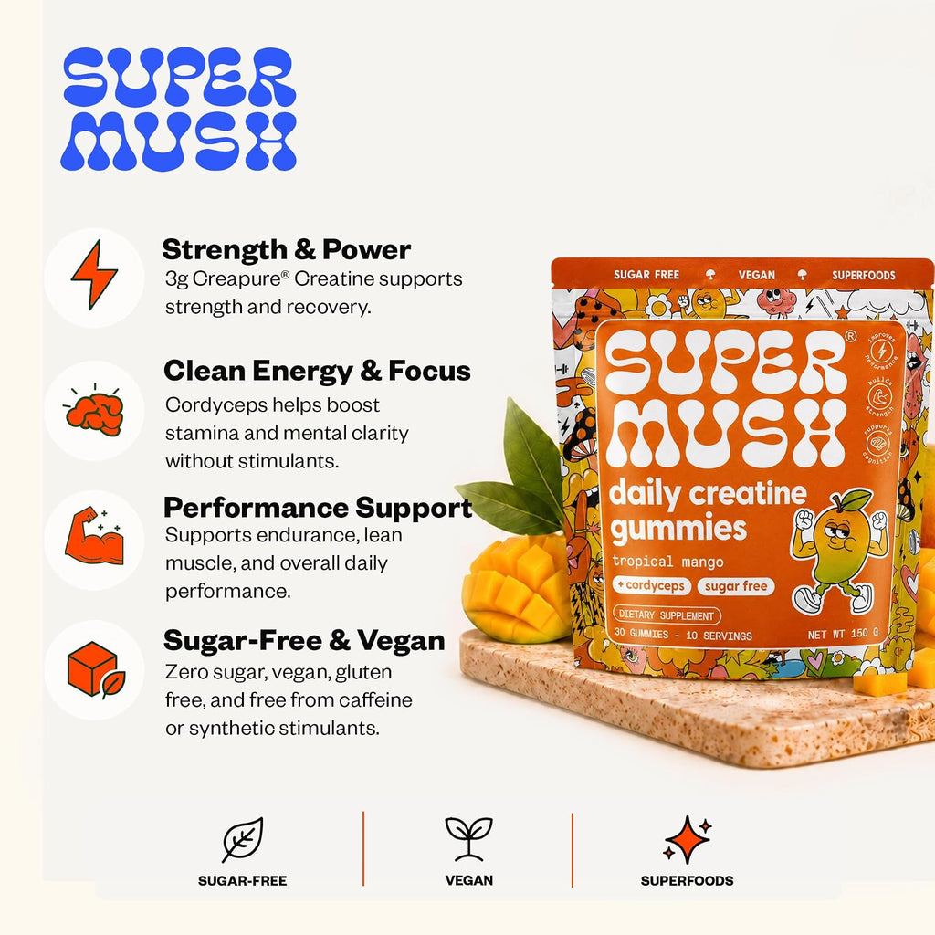Daily gummies for enhanced athletic performance