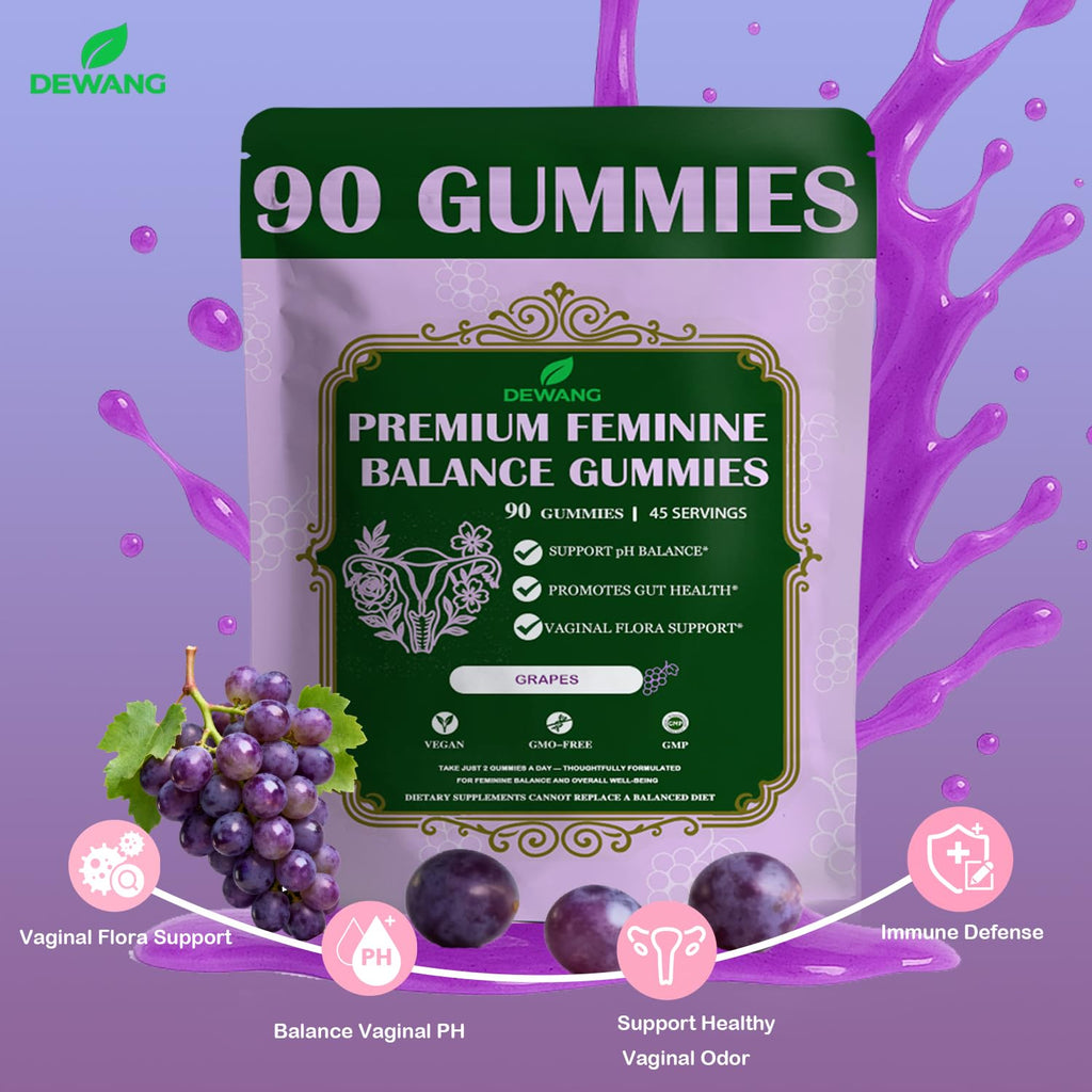 Daily gummies for feminine health