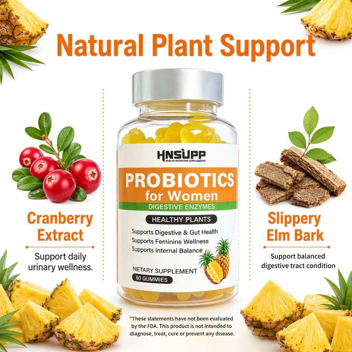 daily gut health gummies for women