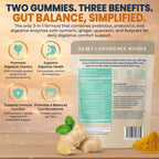 daily gut health gummy supplements
