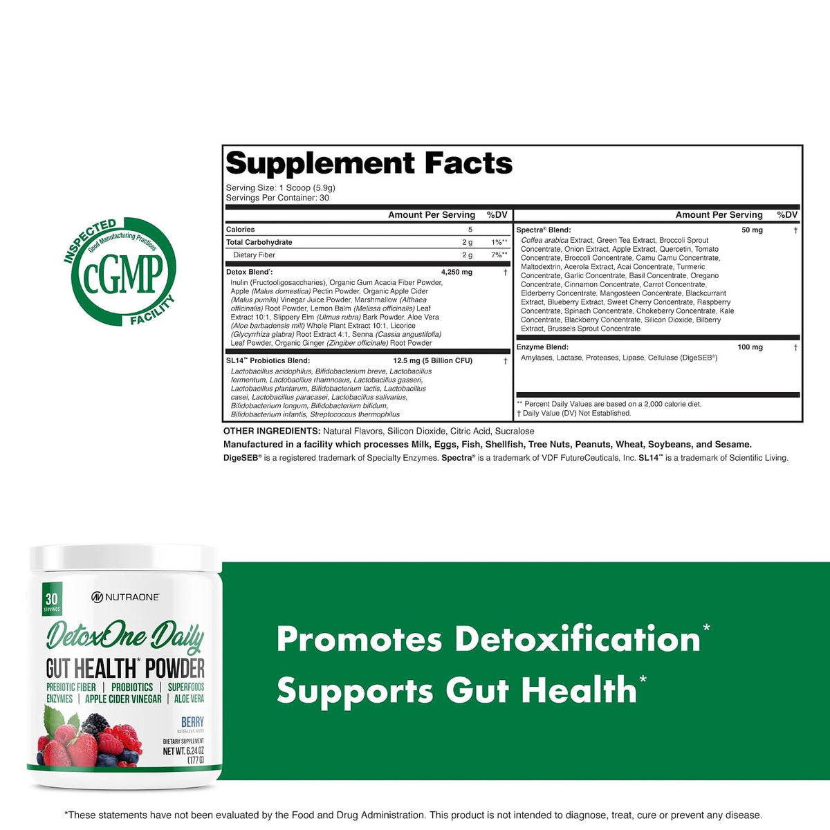 daily gut health powder for men