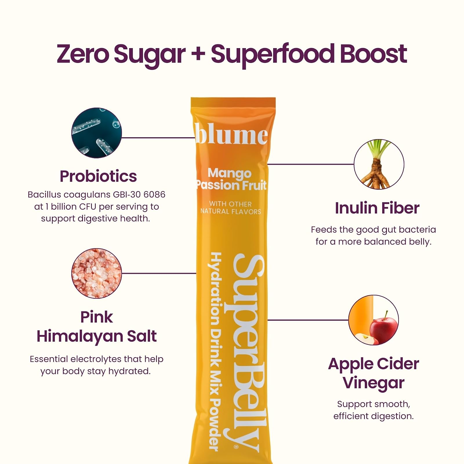 daily gut health supplement sticks