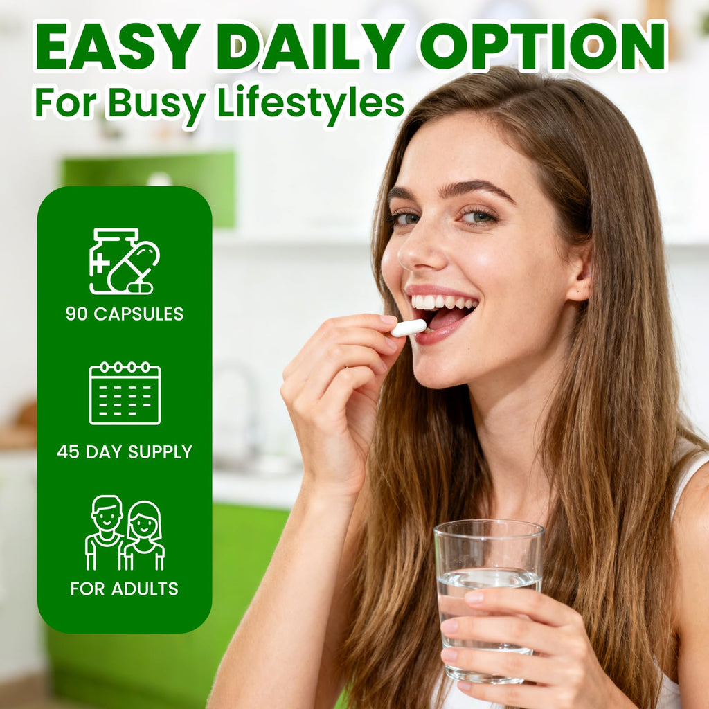 daily gut health support capsules