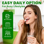 daily gut health support capsules