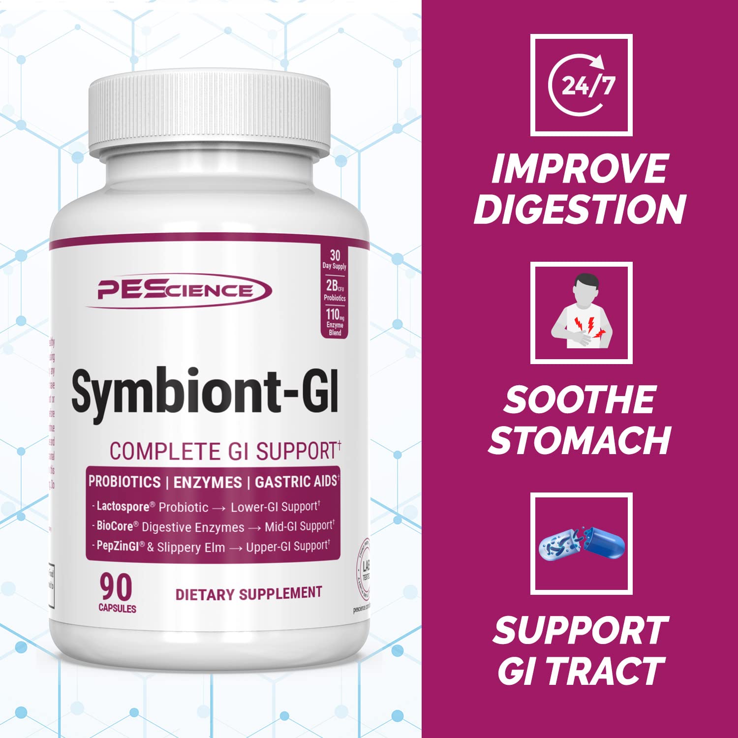 daily gut health vitamin capsules