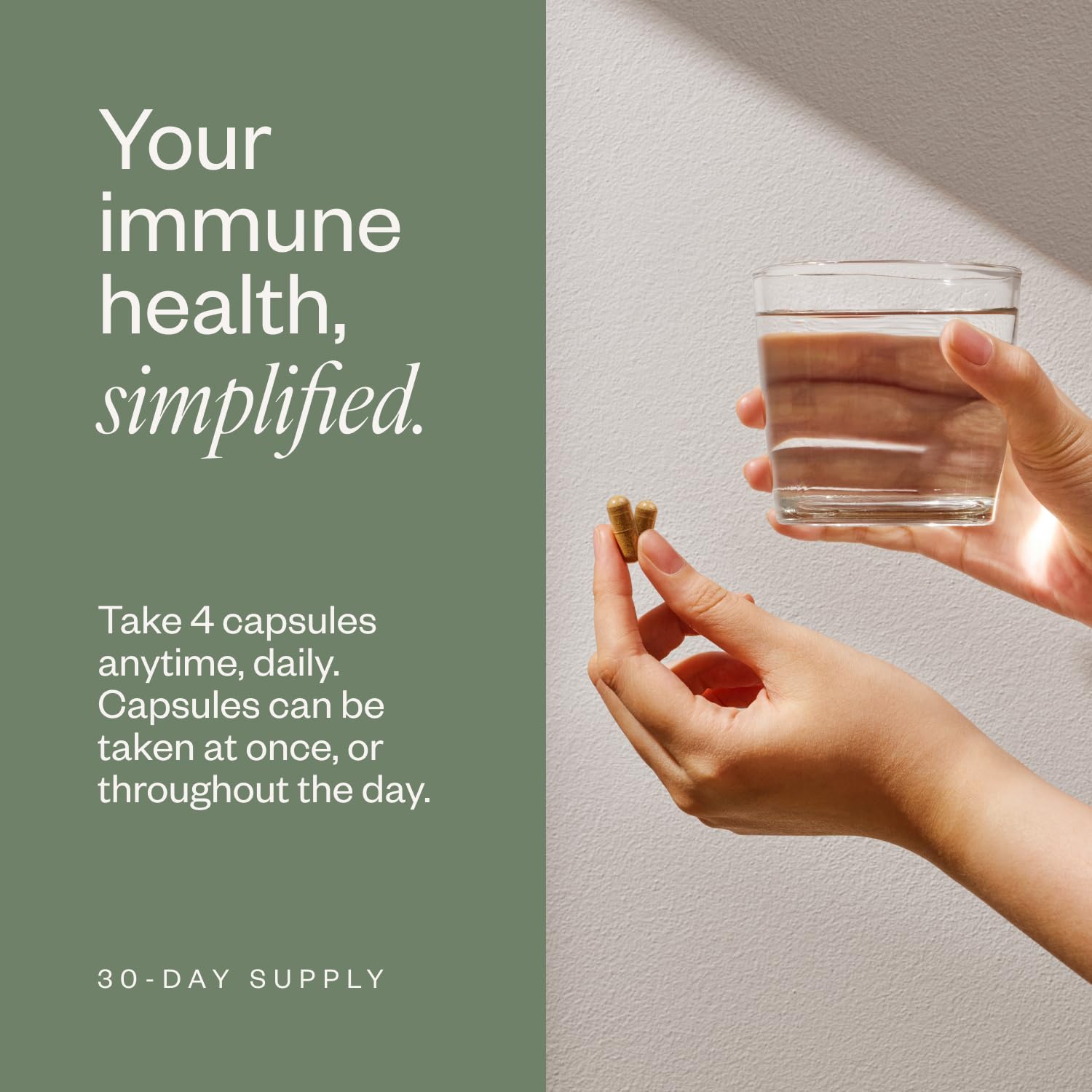 daily health boost with mushroom capsules