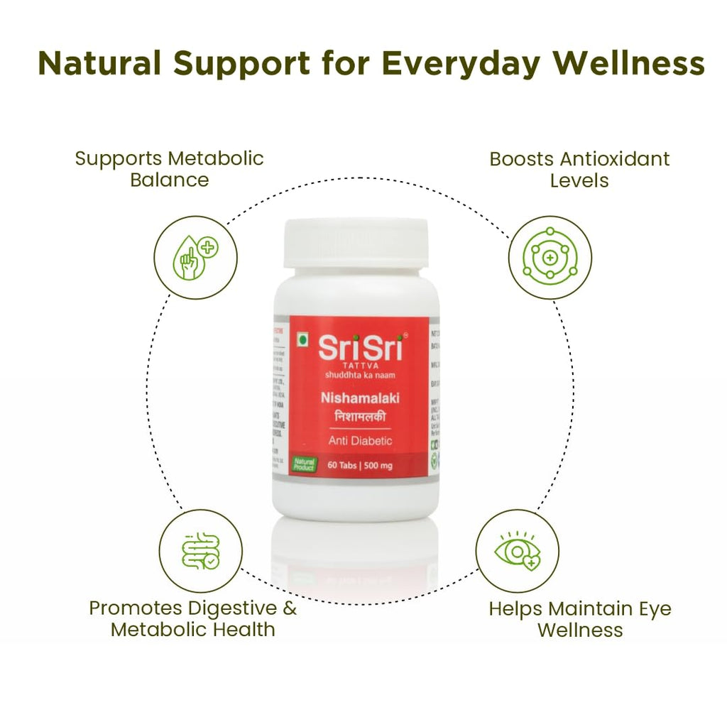 daily health boost with Nishamalaki tablets