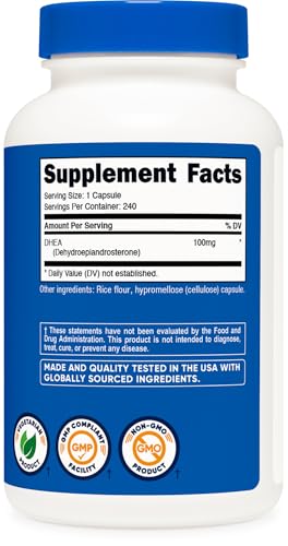Daily health boost with Nutricost DHEA