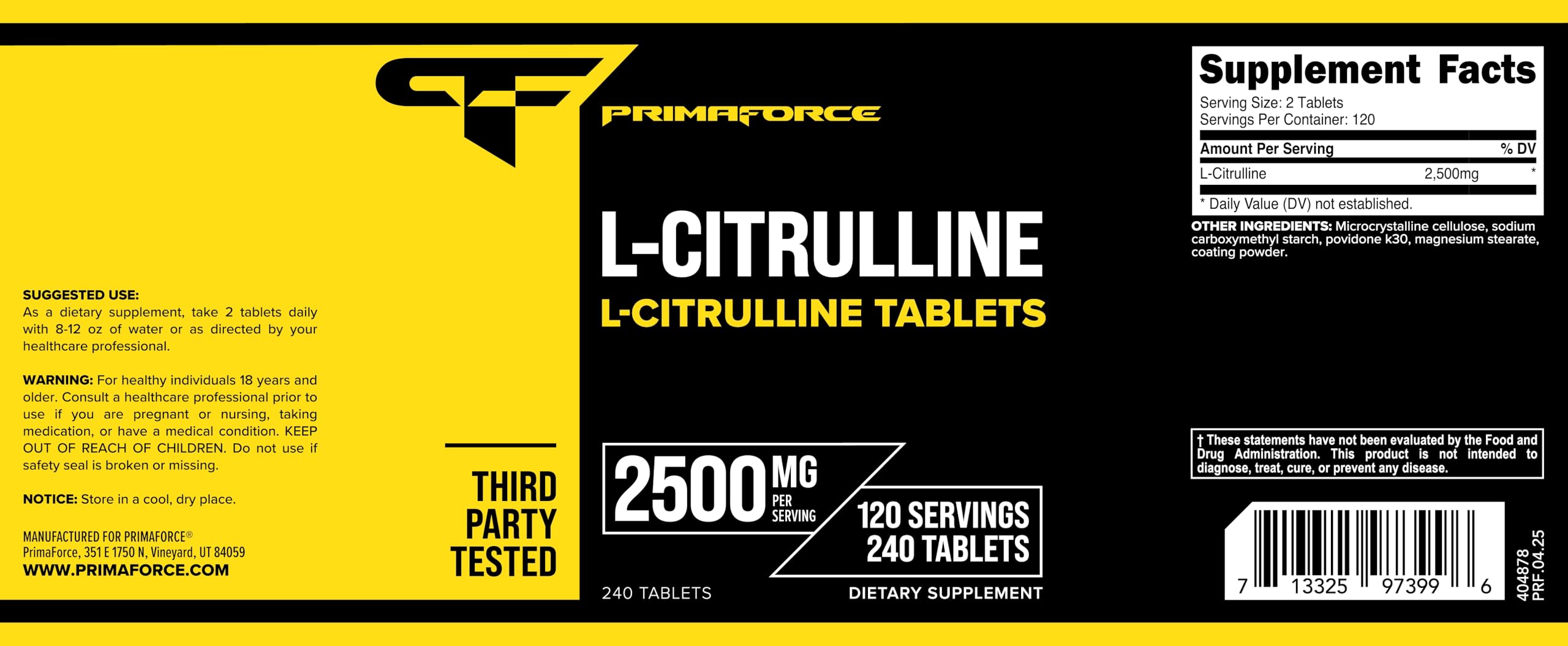 daily health boost with Primaforce L-Citrulline
