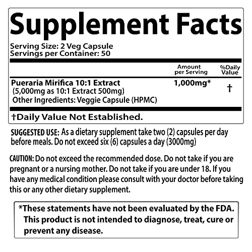 Daily health boost with Pueraria Mirifica