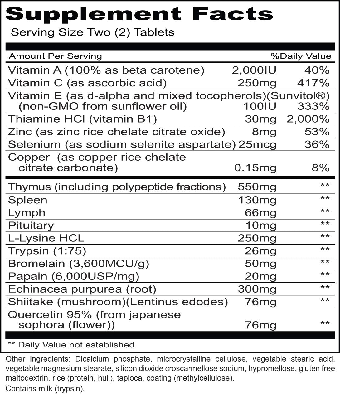 Daily health boost with vitamins and minerals