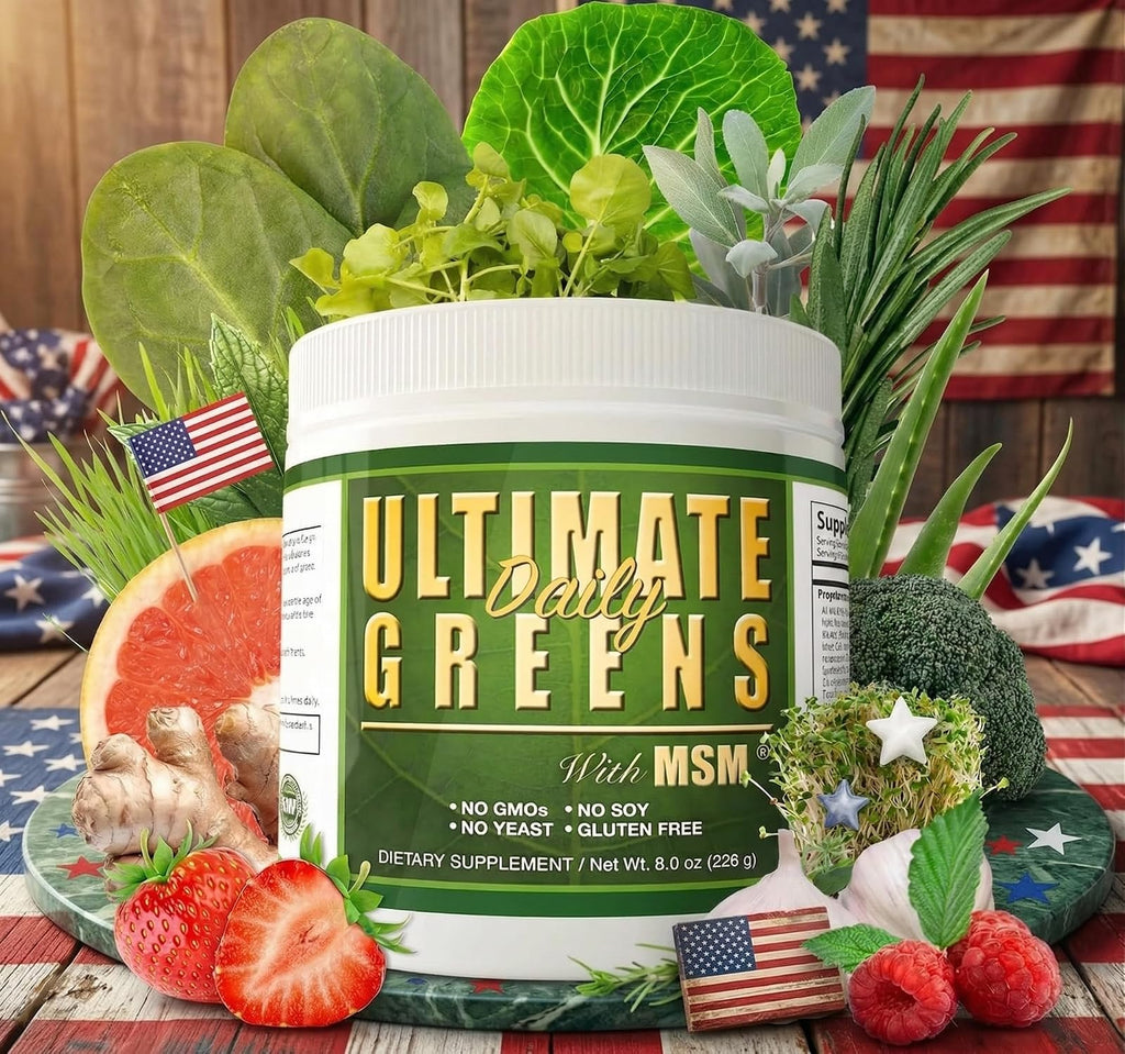 daily health greens powder supplement