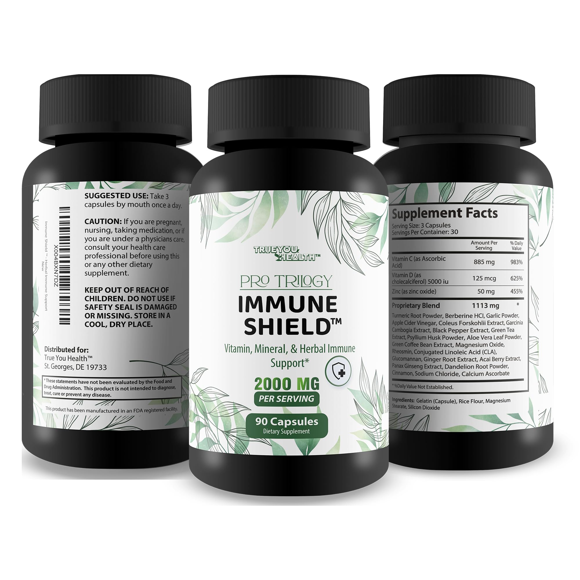 Daily health supplement for immunity