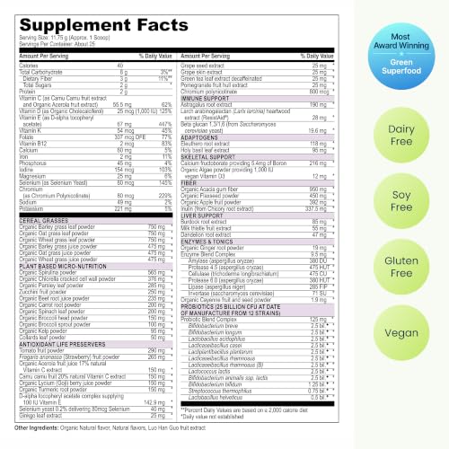 Daily health supplement powder