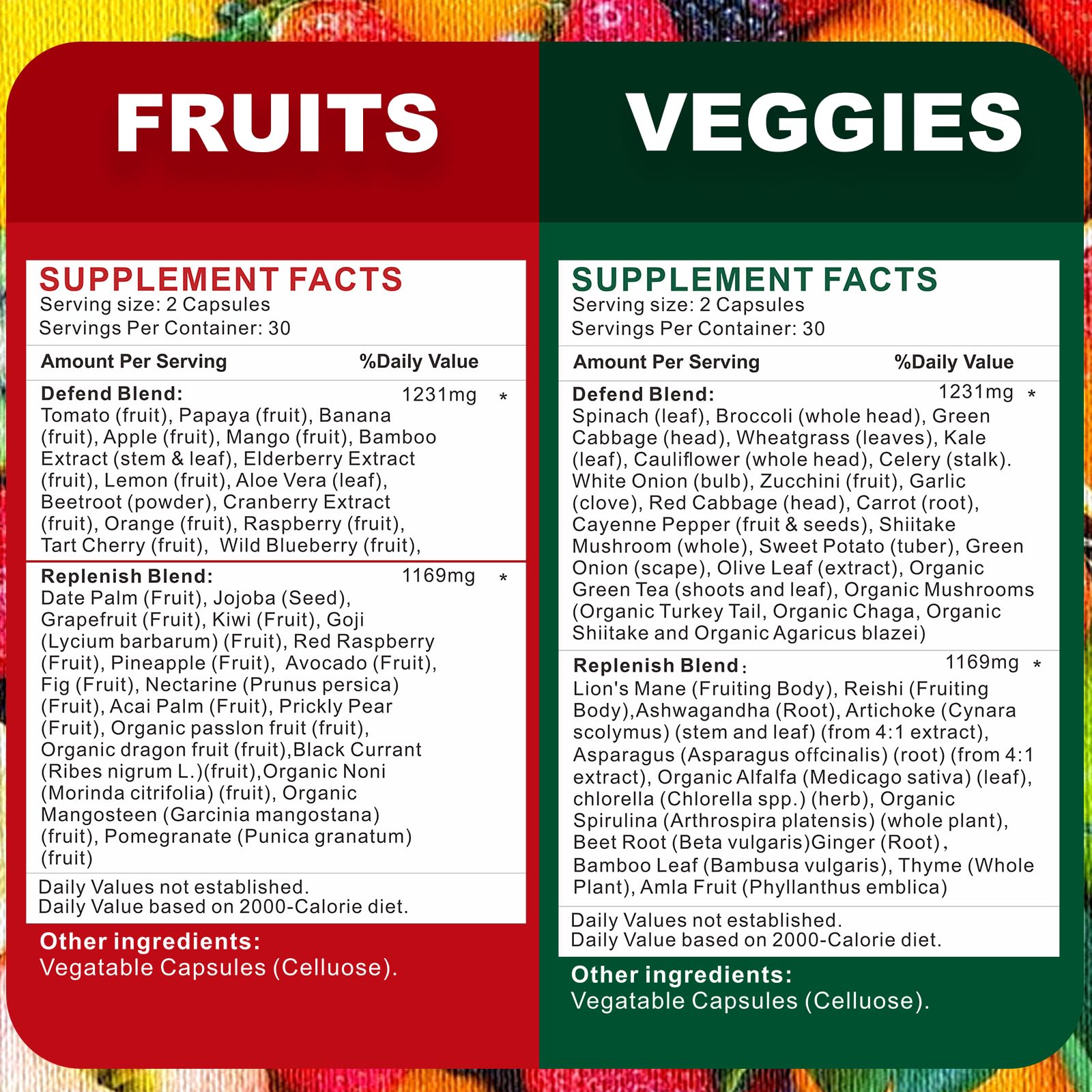 daily health support blended supplements