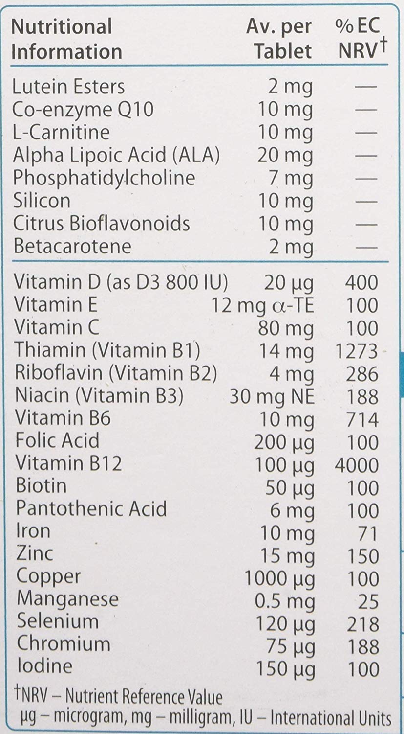 daily health support Wellwoman 70+ tablets