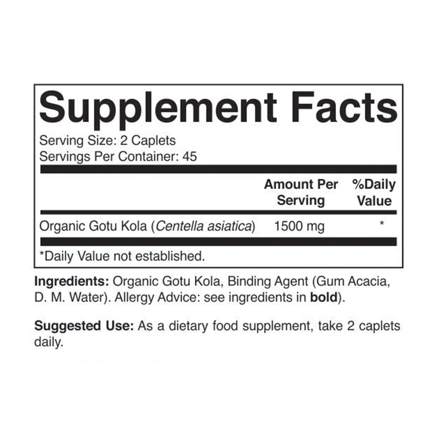 Daily health support with Gotu Kola