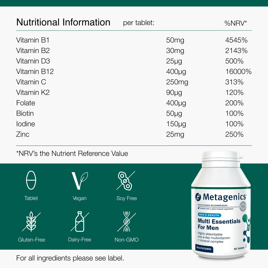 daily health support with Nutri Men's Multi