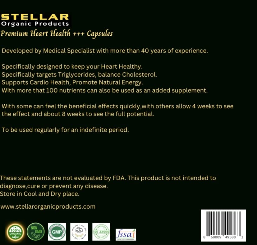 daily heart health supplement capsules