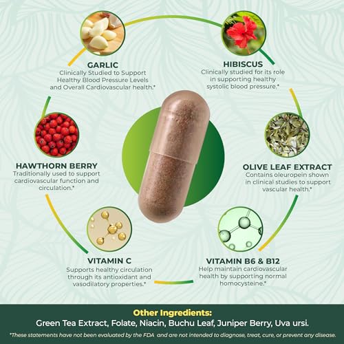 Daily heart health support capsules
