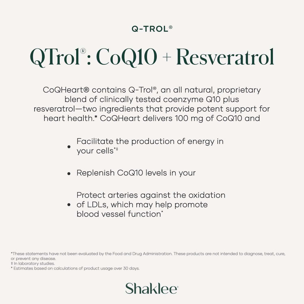 Daily heart supplement with CoQ10