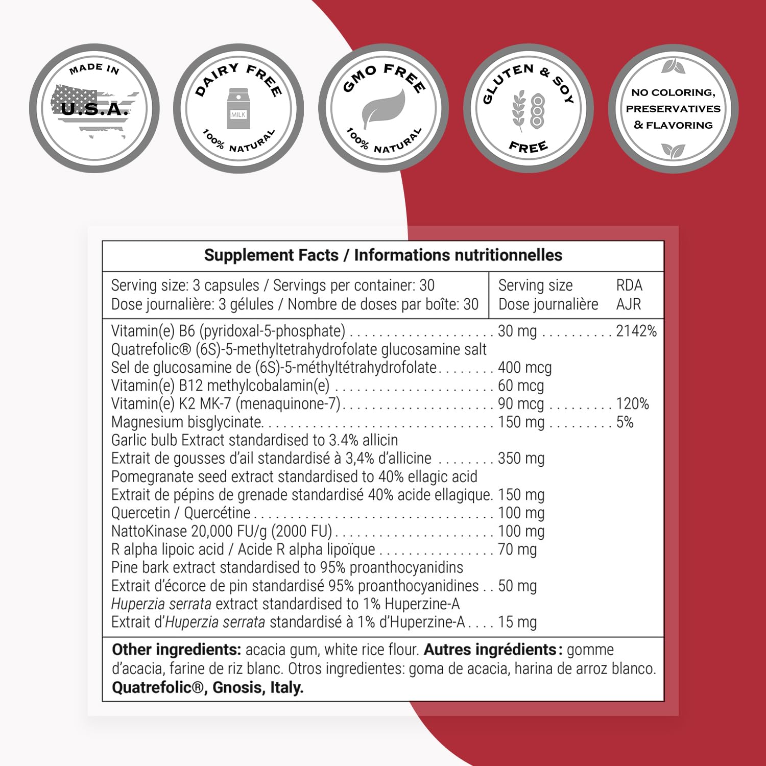 daily heart support blended vitamin & mineral supplements
