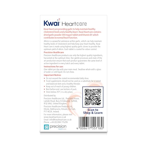 Daily heart support with Kwai garlic