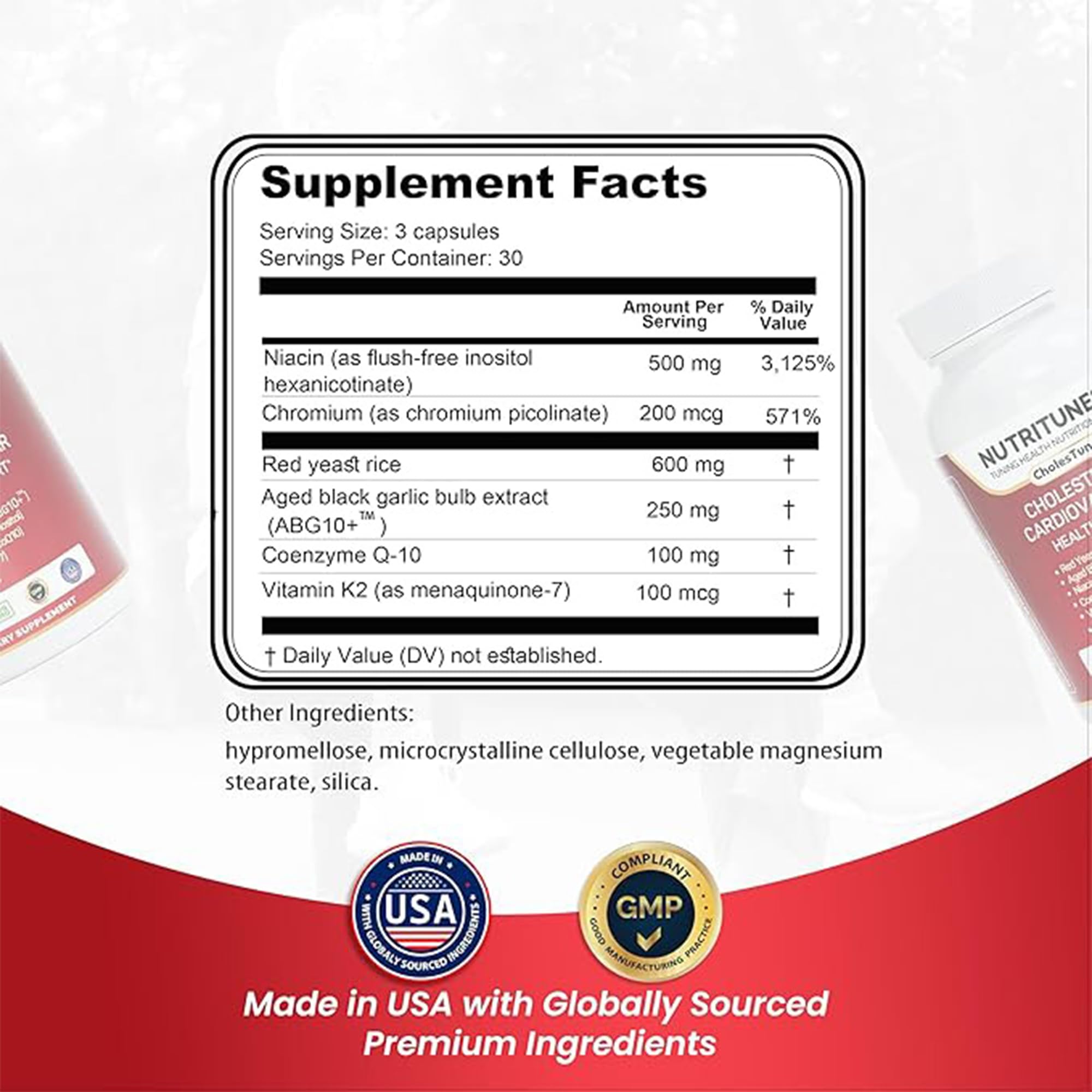 daily heart wellness support tablets