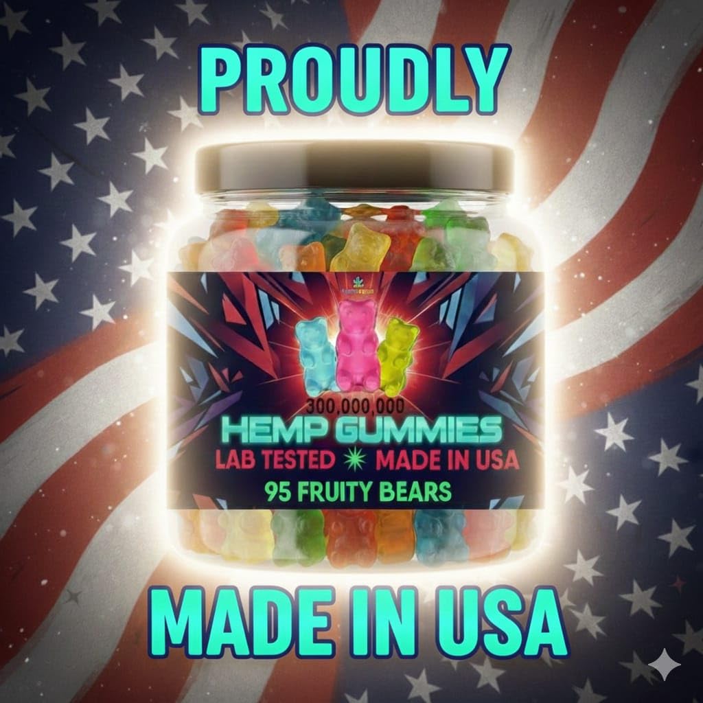 Daily hemp gummies for health support