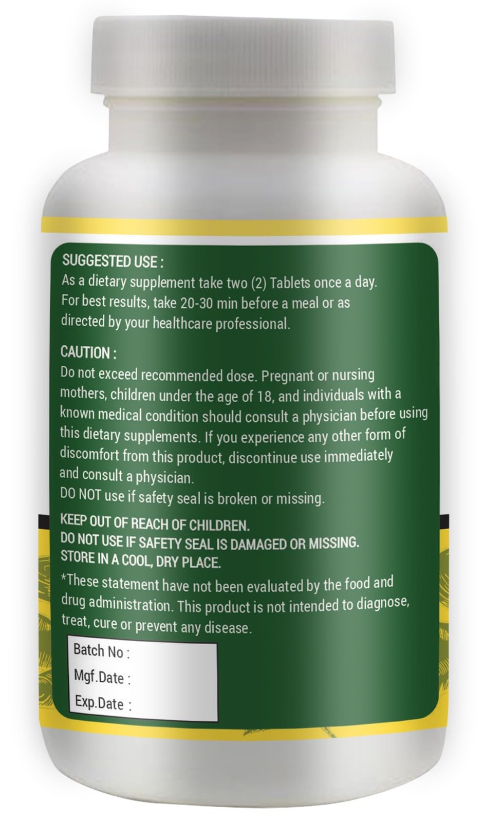 daily herbal supplement for vitality