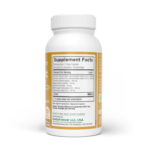 daily herbal supplement with turmeric