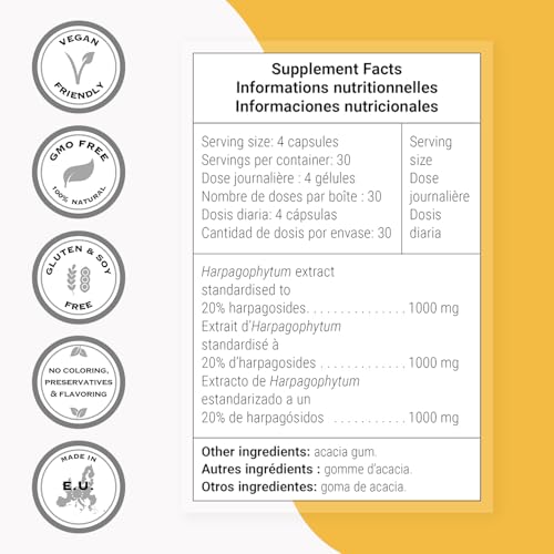 Daily herbal supplements for mild pain relief