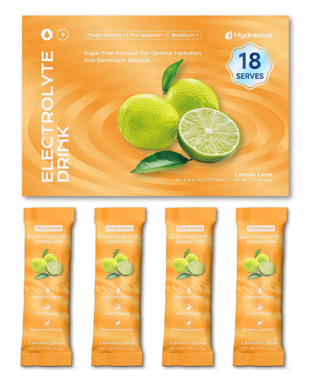 Daily Hydration electrolyte powder packs