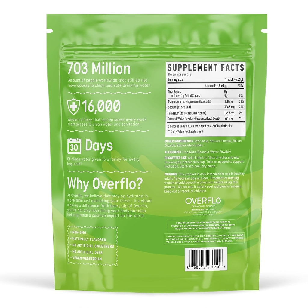 daily hydration with electrolyte powder
