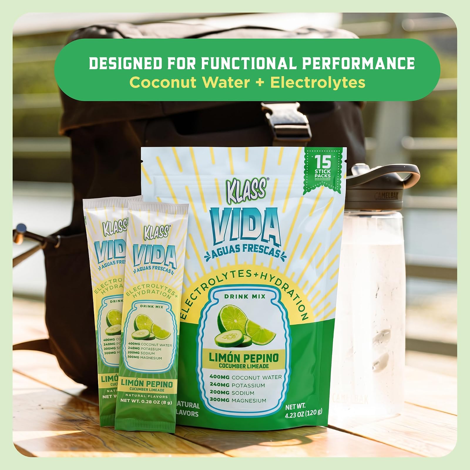 Daily hydration with KLASS VIDA electrolytes