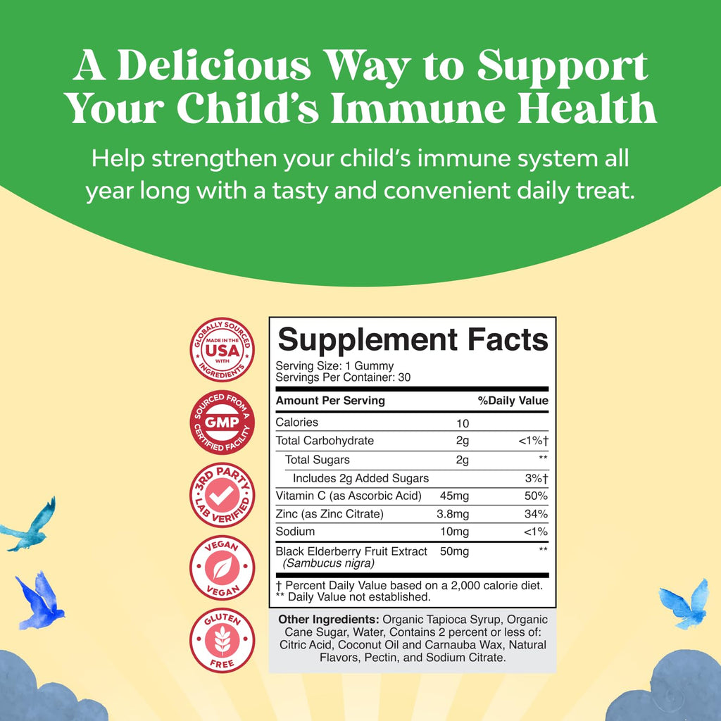 Daily immune boost gummies