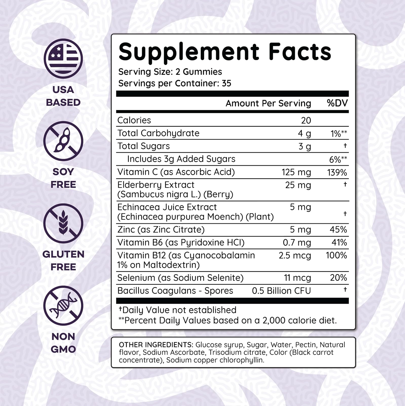 daily immune boost with elderberry gummies