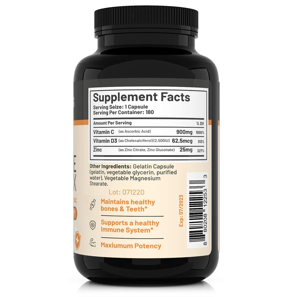 daily immune complex vitamin regimen