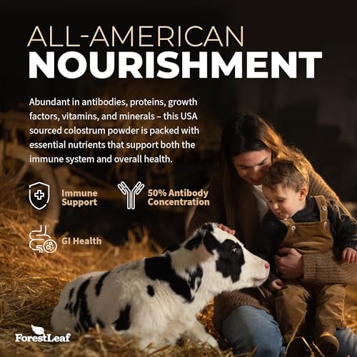 Daily immune health colostrum powder