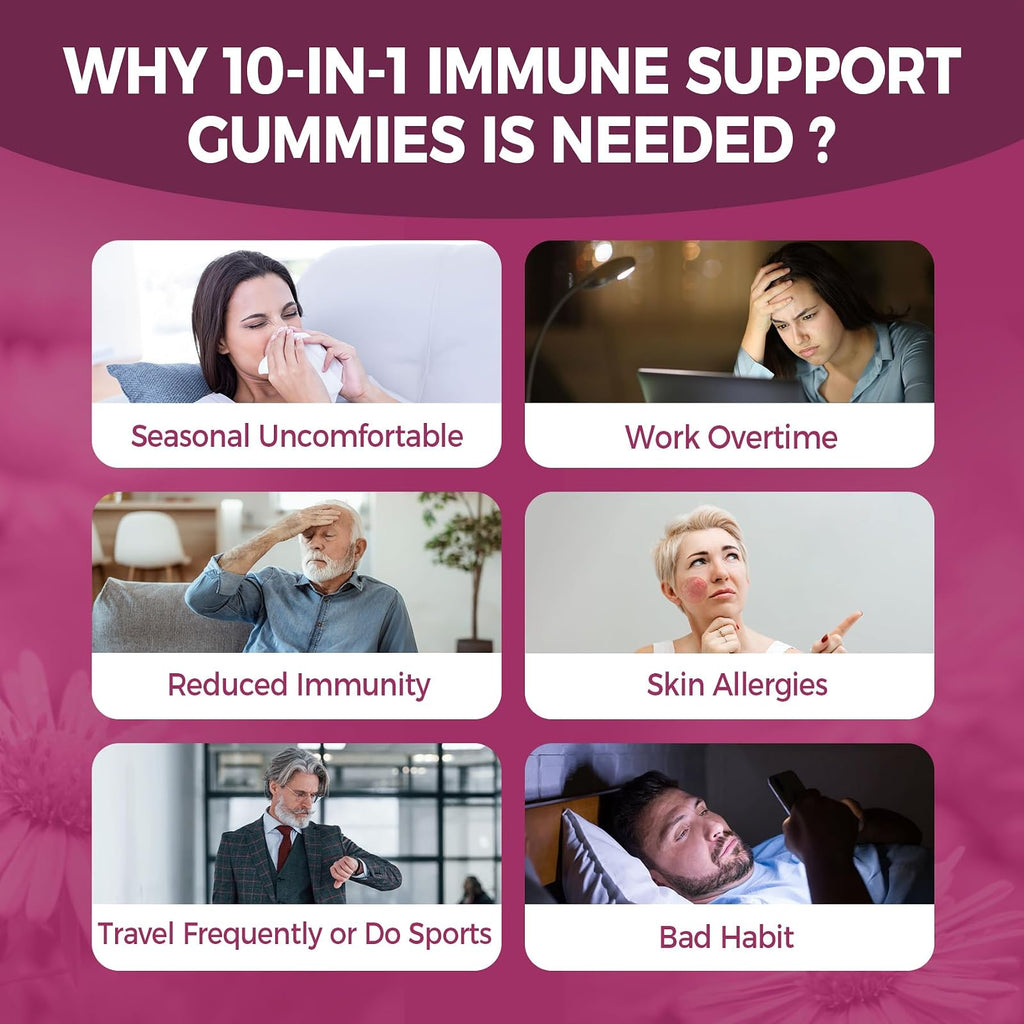 daily immune health support with gummies
