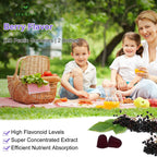 Daily immune support black elderberry gummies
